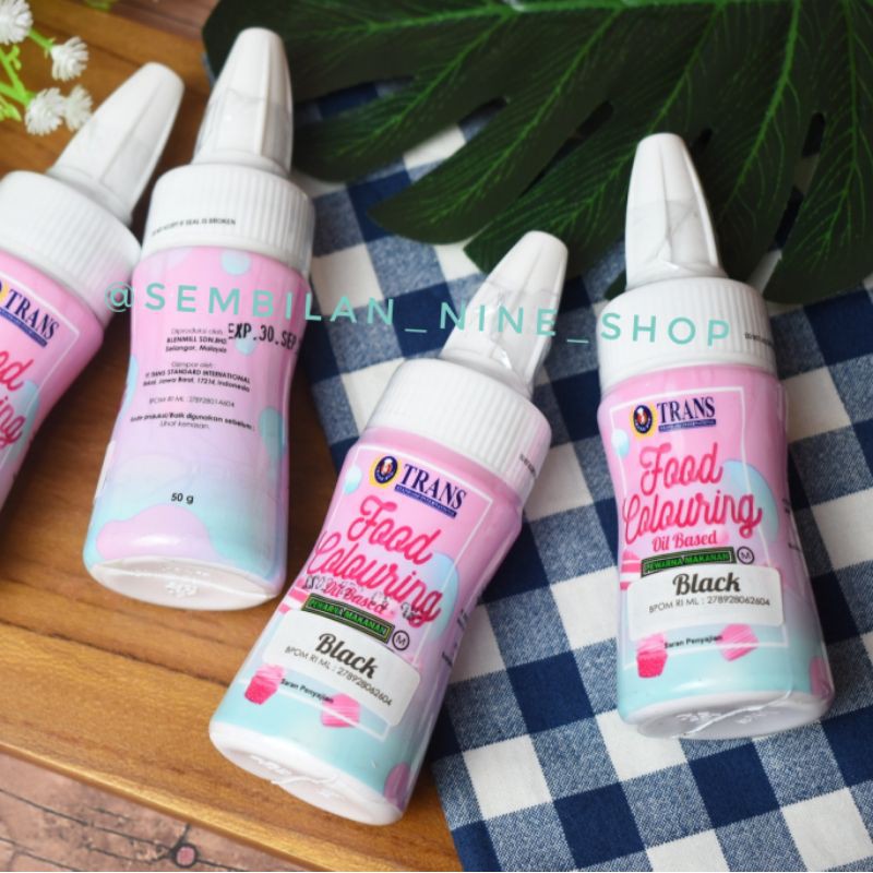 Jual TRANS FOOD COLOURING OIL BASED 50 Gram Pewarna Makanan Food Grade ...