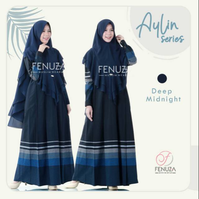 Jual Aylin midnight set khimar ameelona BY FENUZA | Shopee Indonesia