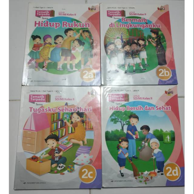 Jual Buku Tematik Terpadu 2A, 2B, 2C, 2D kelas 2 SD K2013 Penerbit ...