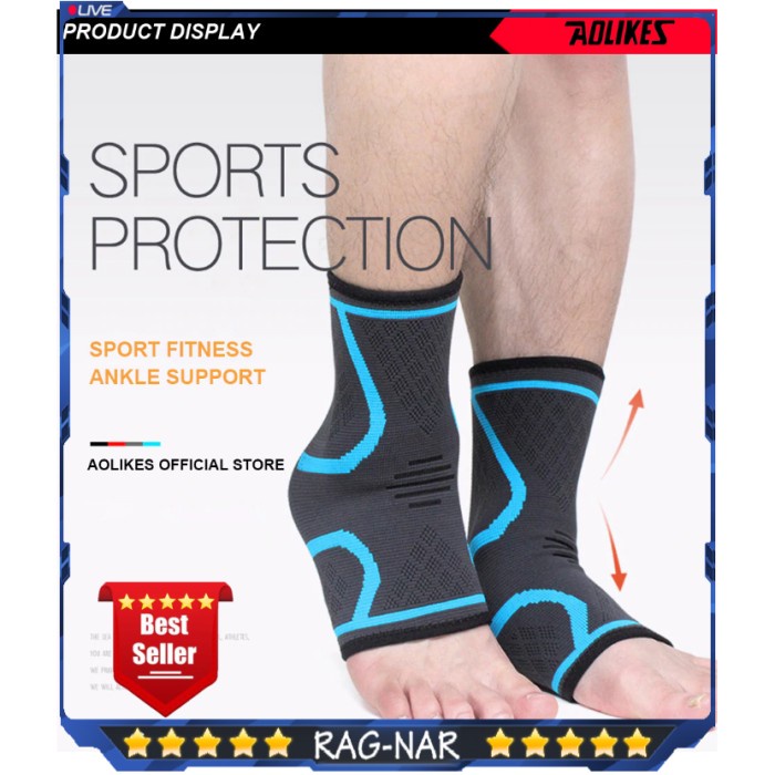 Jual Pad-Knee- 1 Pcs Aolikes 7132 Ankle Support Pelindung Ankle Kaki ...