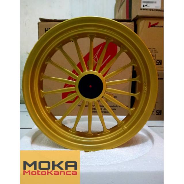 Jual Velg VRossi Venom Galaxy Max 2. Palang 18 Yamaha Nmax Gold 13x350 ...