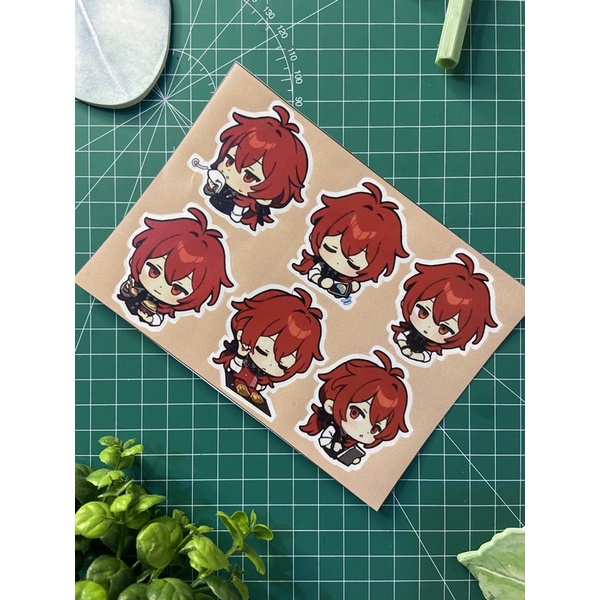 Jual Sticker Genshin Impact Diluc | Shopee Indonesia
