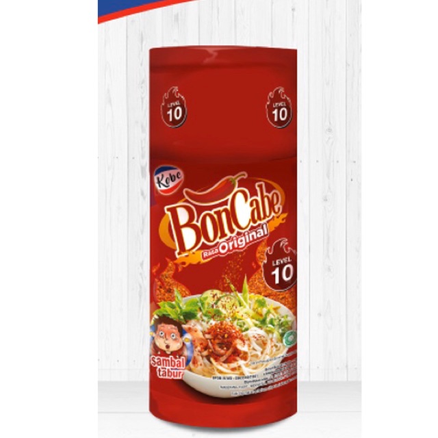 Jual Kobe Bon Cabe Original Level 10 Botol 50 gr Sambal Tabur | Shopee ...