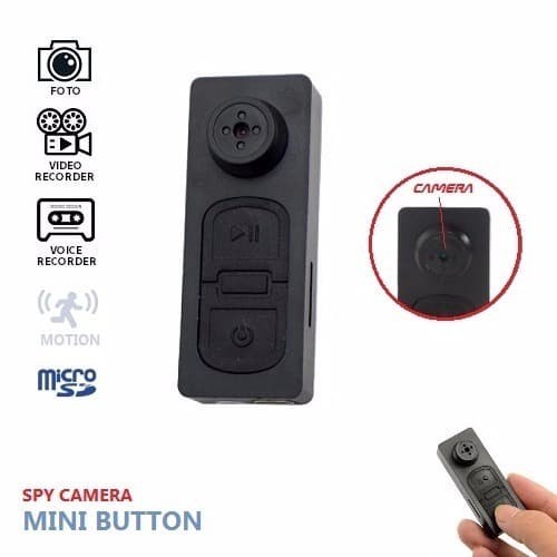 Jual Spy Camera Mini Button - Kamera Pengintai Kancing Baju | Shopee ...