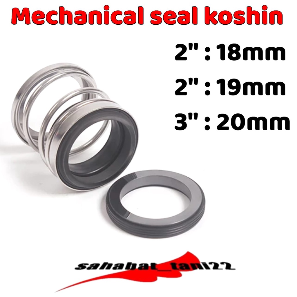 Jual Mechanical sil seal Koshin sil pompa air 18,19,20 mm 2" 3" inci seal kato seal koshin ...