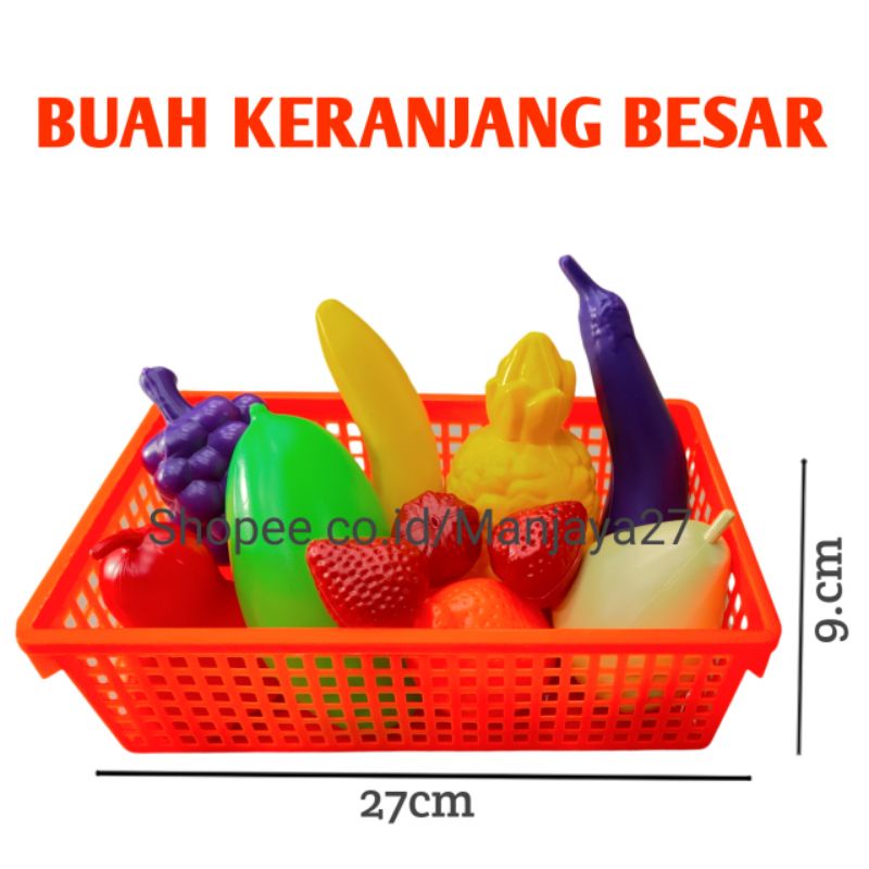 Jual MAINAN BUAH BUAHAN KERANJANG BESAR B508 | Shopee Indonesia