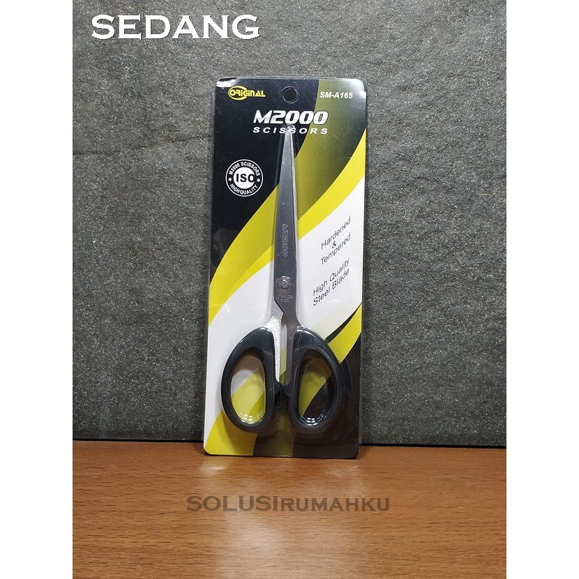 Jual Gunting Sedang Stainless M2000 SM-A165 / Gunting Kertas Sedang ...