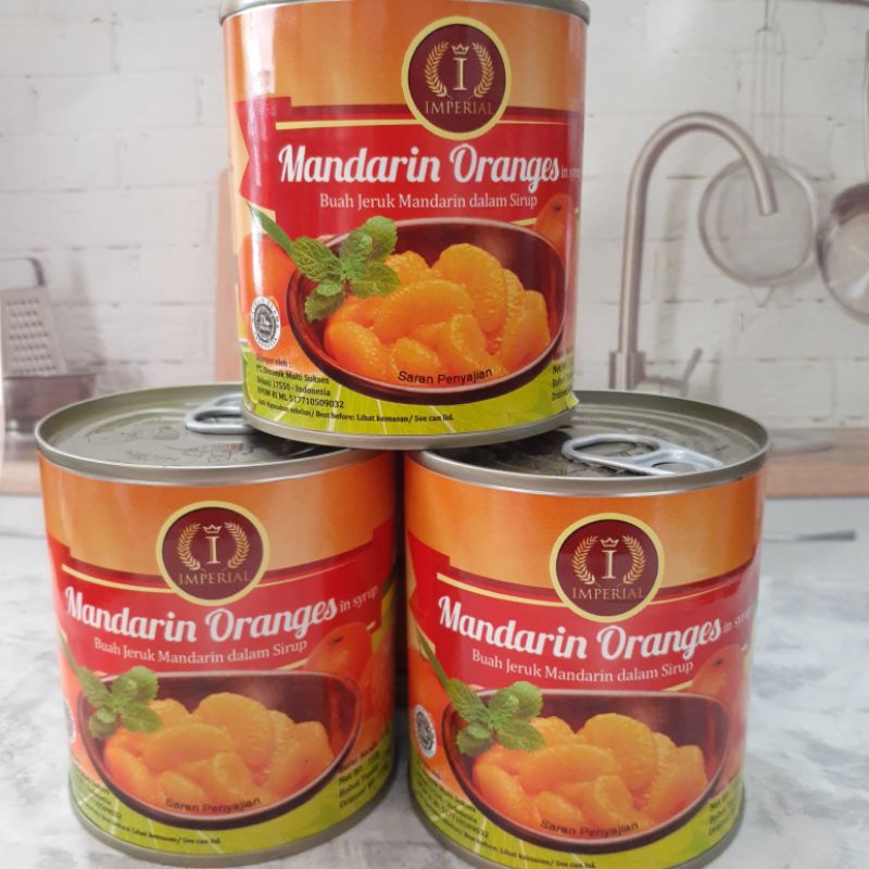 Jual Buah Jeruk Mandarin dalam Sirup Imperial Mandarin Orange in Syrup ...