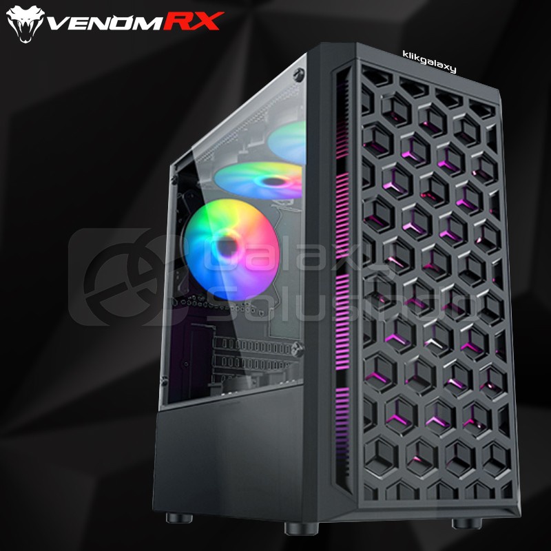 Jual VenomRX VALENTINOS Tempered Glass Side Gaming Case | Shopee Indonesia