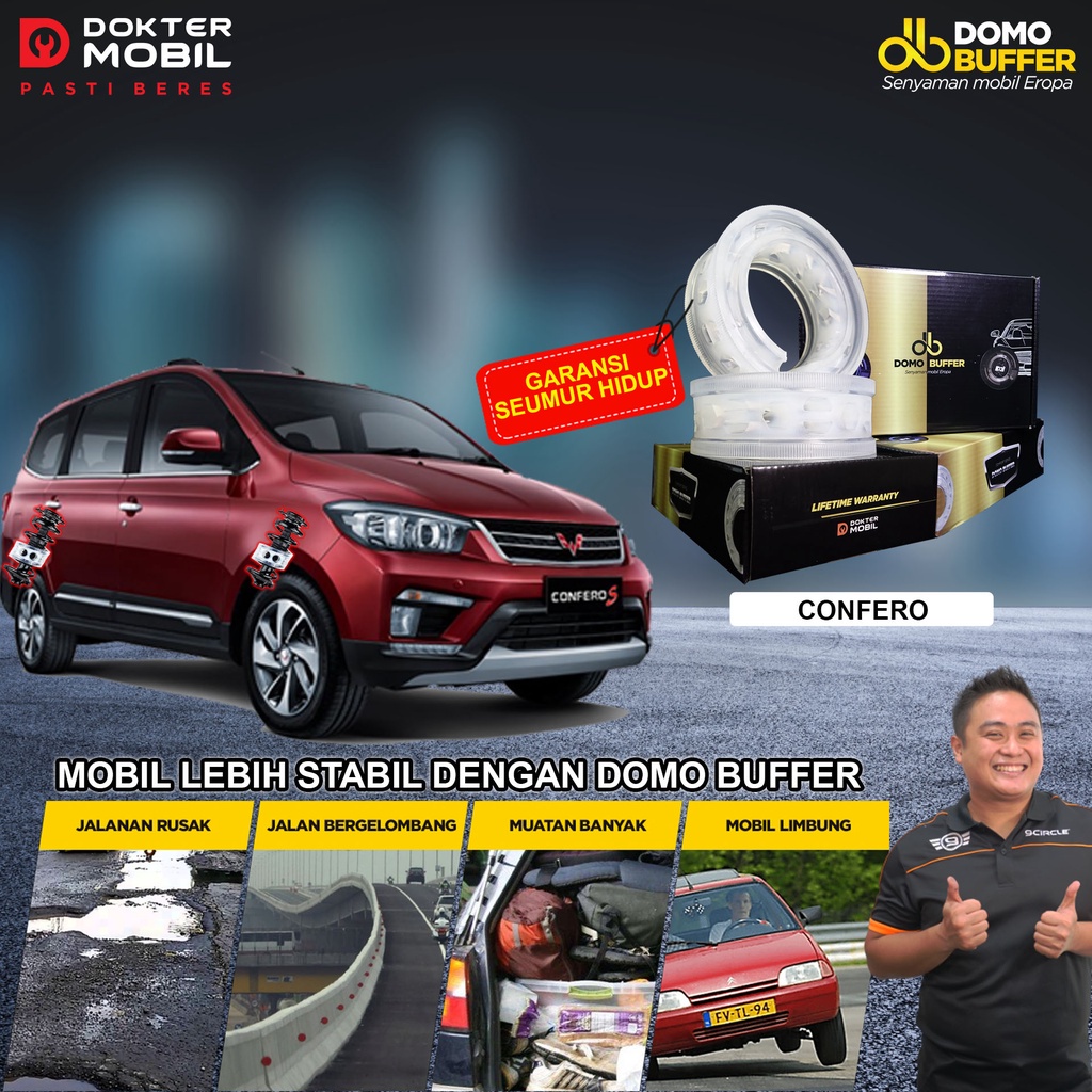 Jual Spring Buffer Domo - WULING CONFERO Damper MOBIL | Shopee Indonesia
