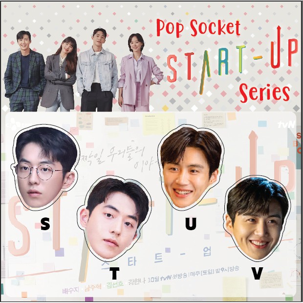 Jual Pop Socket artis Korea/START UP/Pop Socket START-UP/HAN JI PYONG ...