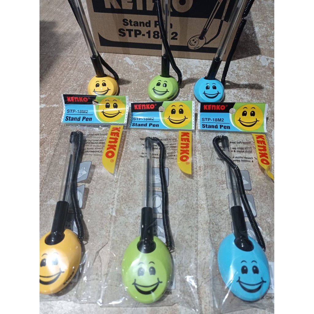 Jual Pulpen Meja KENKO STP-18M2/ Desk Pen Smile | Shopee Indonesia