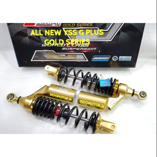 Jual SHOCK PCX 150 YSS G PLUS ALL NEW GOLD SERIES BLACK | Shopee Indonesia
