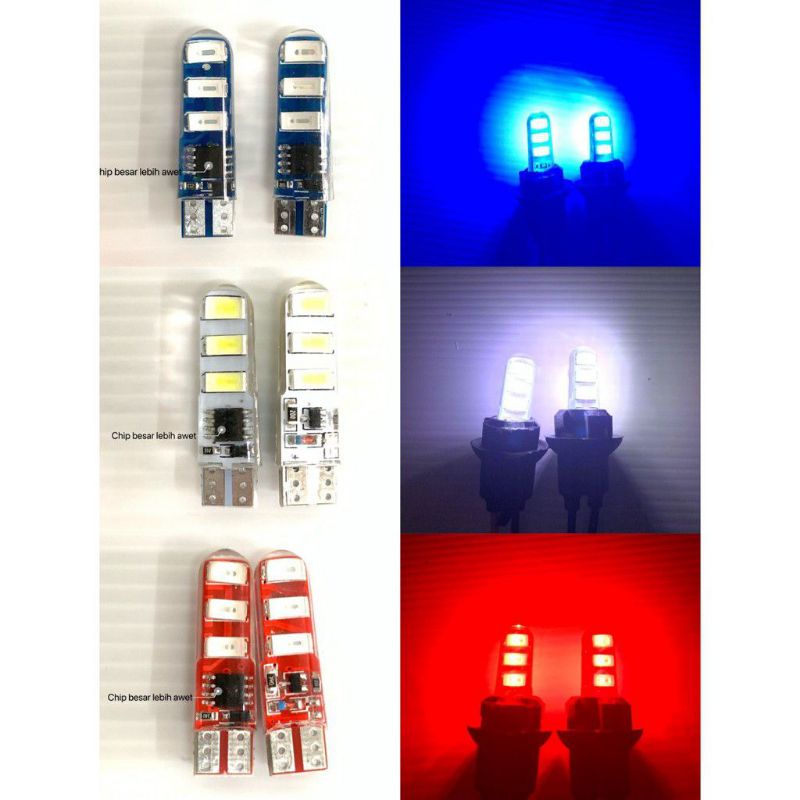 Jual LAMPU SEN LED COLOK JELLY 6 MATA FLASH BESAR 2862 | Shopee Indonesia