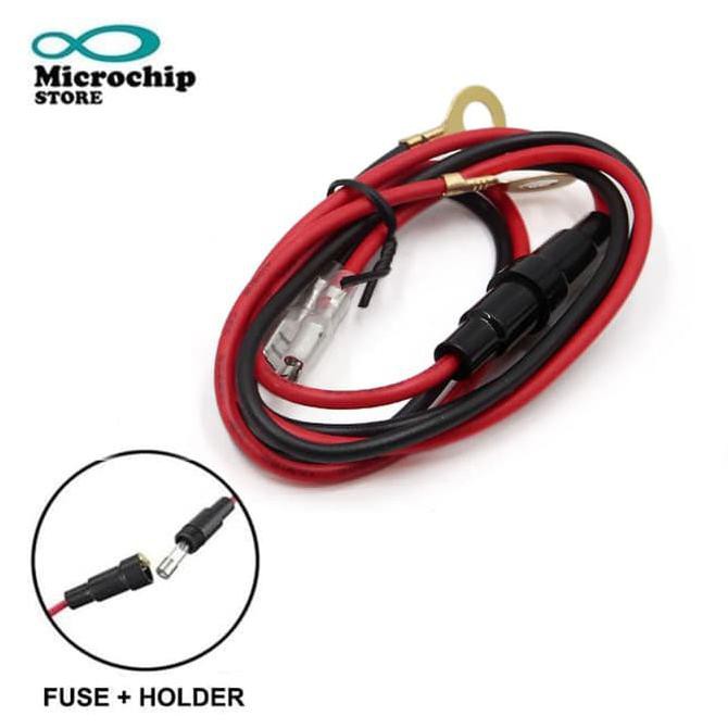 Jual Kabel Set Cigarette Lighter + Fuse + Holder + Connector murah ...