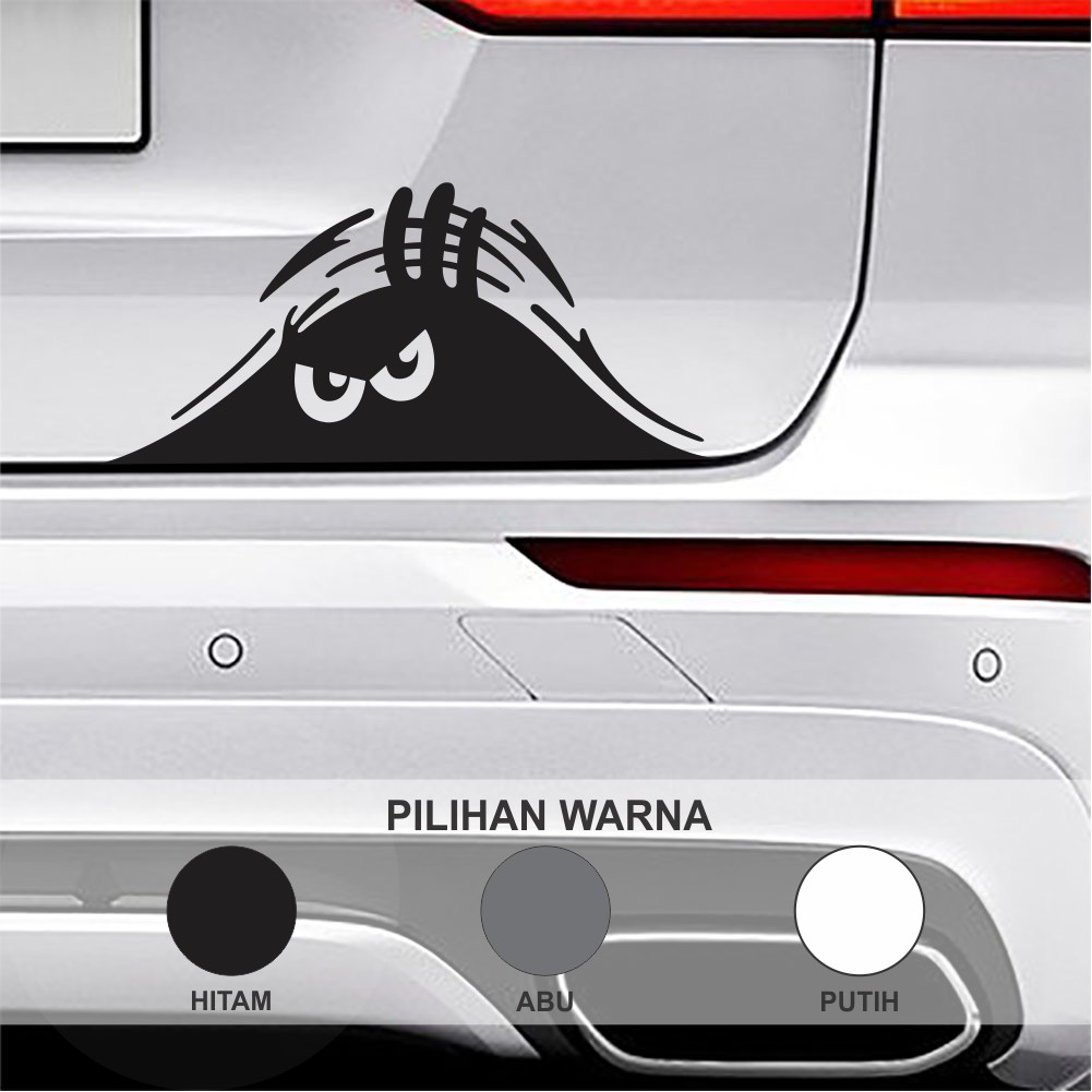 Jual Stiker Body Mobil Intip Monster Intip Stiker Cutting Sticker Mobil ...