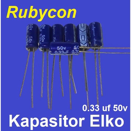 Jual x10 Capacitor Elco 0.33uf 50v Kapasitor Elko 0,33 Mikro 50 Volt 0.33 / 50v 0.33/50v 0.33 ...
