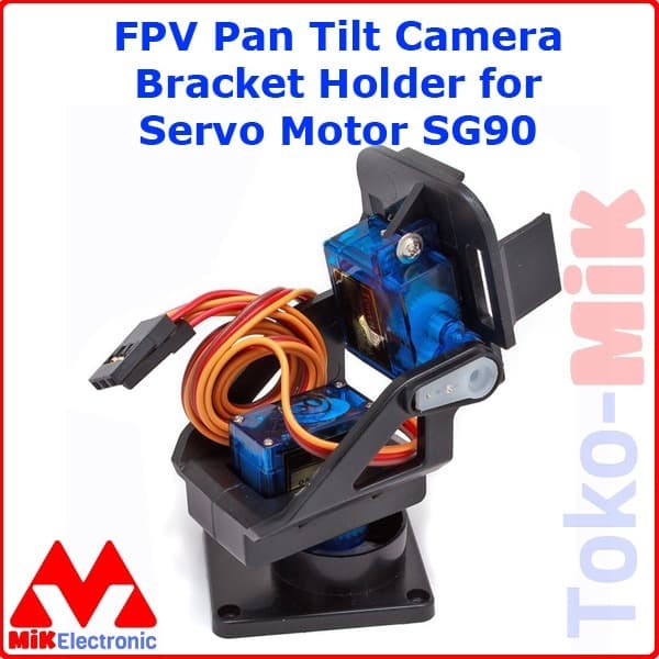 Jual FPV PAN TILT CAMERA BRACKET HOLDER MOUNTING PEGANGAN KAMERA SERVO ...
