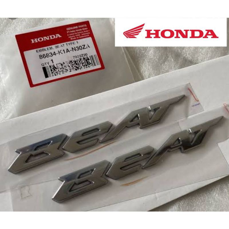 Jual 86834-K1A-N30ZA HARGA SATUAN emblem beat K1A beat eco new tahun ...