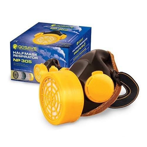 Jual MASKER OBAT SINGLE GOSAVE NP 305 Chemical Respirator | Shopee ...