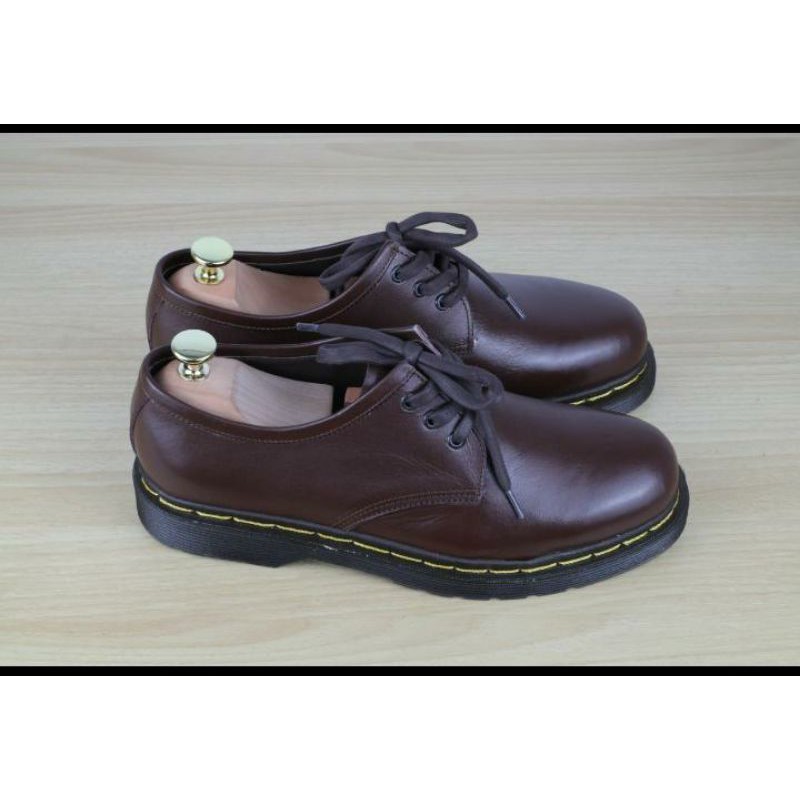 Jual Sepatu kulit dokmart sepatu docmart pendek sepatu dokmart kulit ...