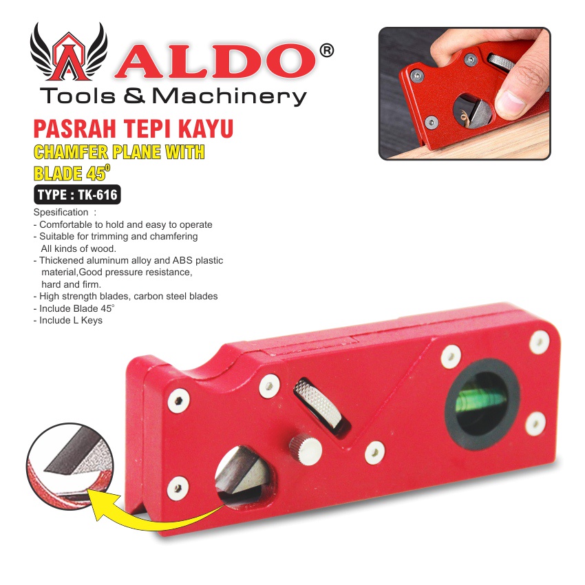 Jual Pasrah Tepi Kayu Type : TK-616 Merk ALDO | Shopee Indonesia