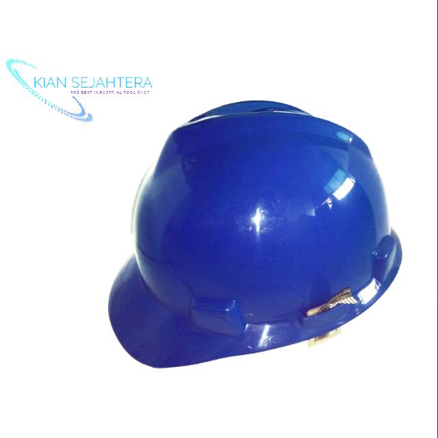 Jual helm proyek safety nylon putar warna BIRU MALSANA | Shopee Indonesia
