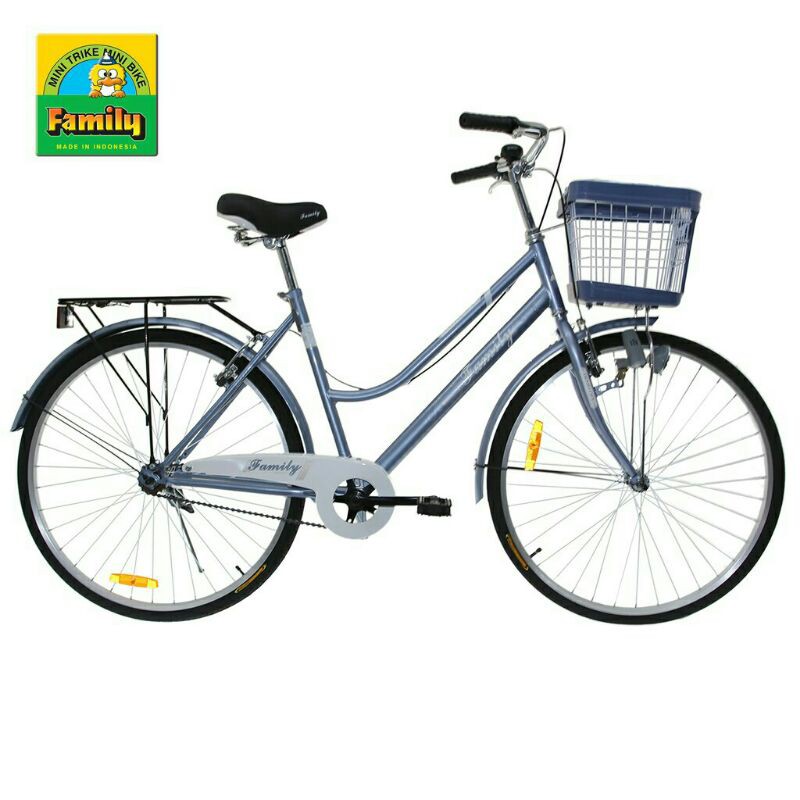 Jual Sepeda Roda Dua Family Mini Penelope 26 inch Abu-abu | Shopee ...