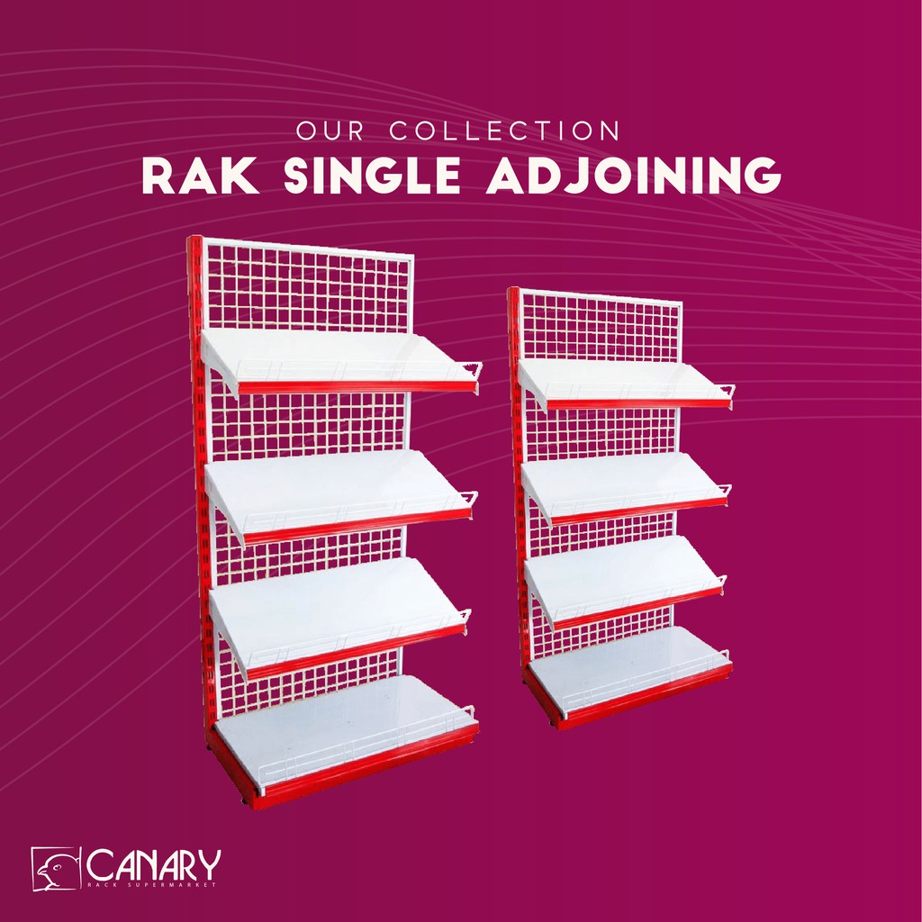 Jual Rak Supermarket Single SINAR Adjoining Set | Shopee Indonesia
