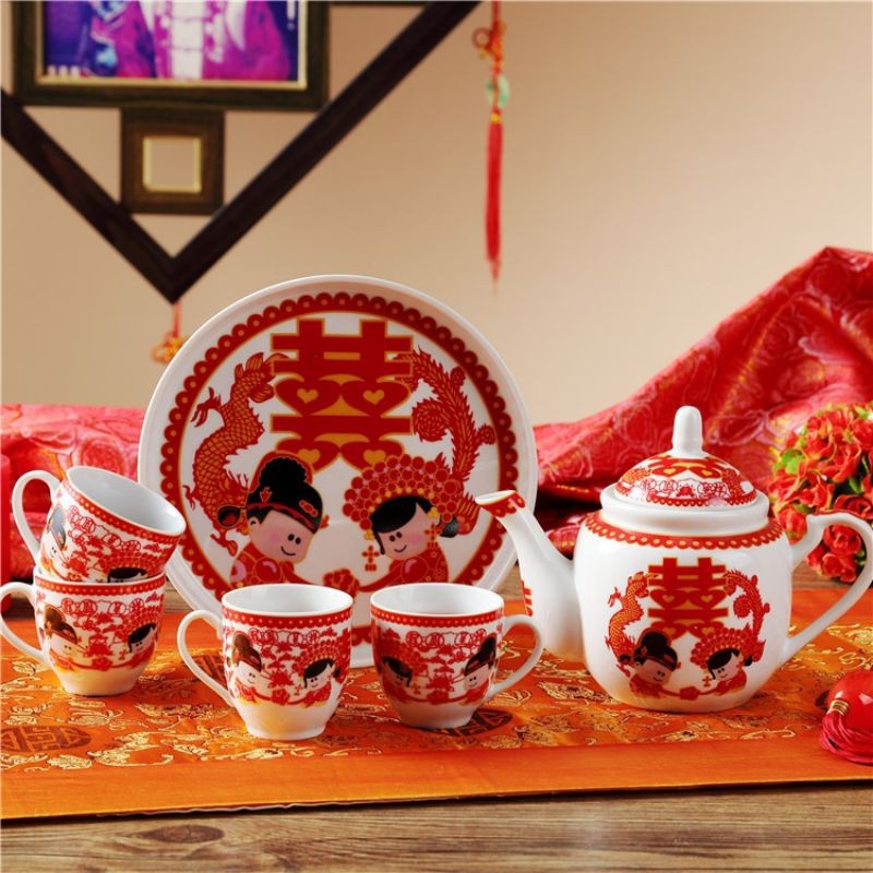 Jual Teaset Wedding Teapai Sangjit Pernikahan Chinese Phang teh ...