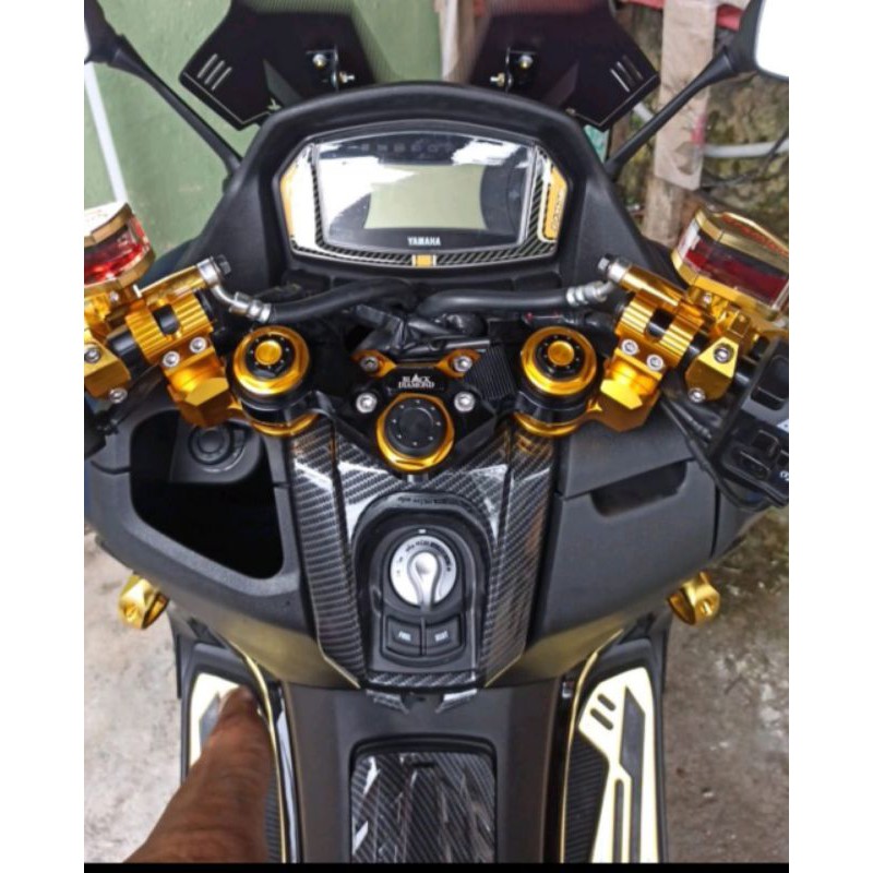 Jual Stang jepit yamaha all new nmax 155 2020 black diamond stang stir ...