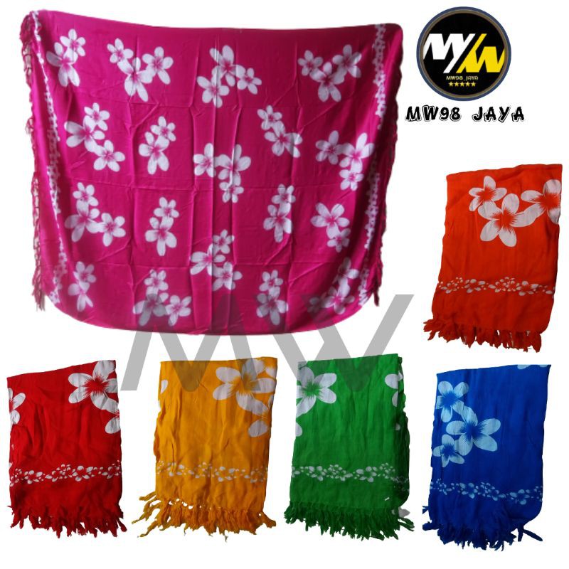 Jual KAIN BALI|MOTIF BUNGA|KAIN PANTAI|KAIN PANTAI KW2 | Shopee Indonesia