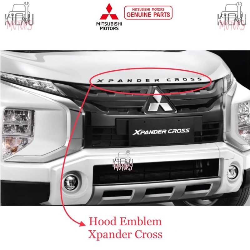 Jual Logo Kap Mesin Mitsubishi XPANDER CROSS / Engine Hood Emblem ...