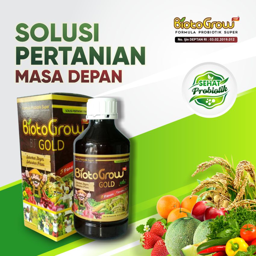 Jual BiotoGROW Pupuk Organik Pupuk Padi Cair Multiguna dengan 8 ...