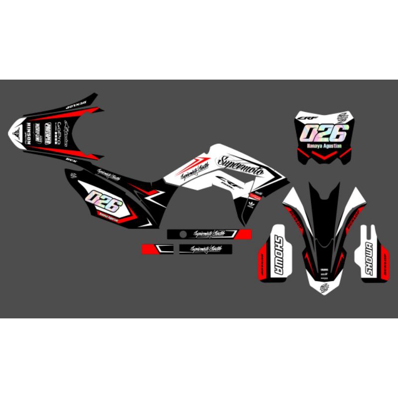 Jual DECAL CUSTOM FULLBODY HONDA CRF 150 L SUPERMOTO LIMITED DECAL | Shopee Indonesia