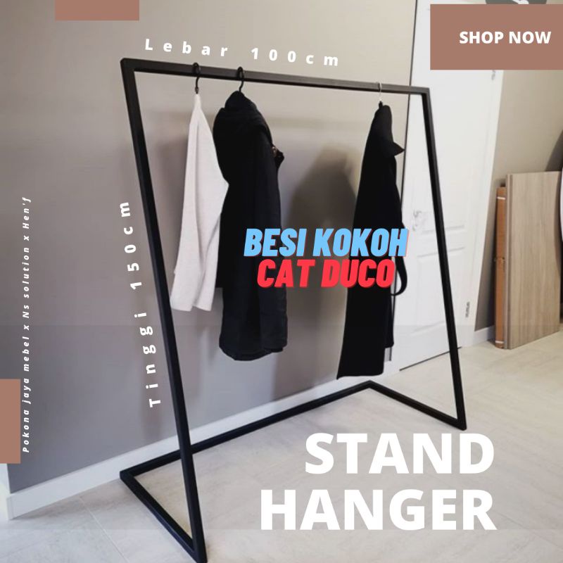Jual Rak Hanger - Stand Hanger - Gantungan Baju - Rak Display | Shopee ...