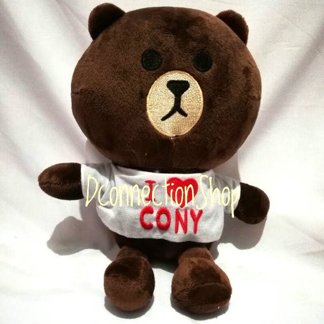 Jual Boneka Brown Kaos I Love Cony | Shopee Indonesia
