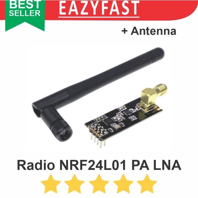Jual NRF24L01 PA LNA 2.4Ghz Wireless Radio Tranceiver Long Range 1km ...