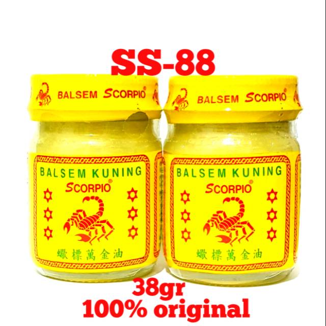 Jual BALSEM KUNING CAP SCORPIO ~ 38GR | Shopee Indonesia