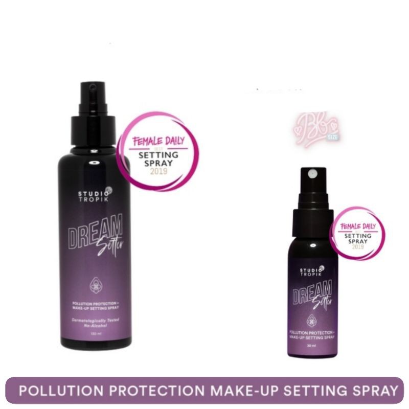 Jual Studio Tropik Dream Setter Make Up Protect Setting Spray v2 (130ml ...