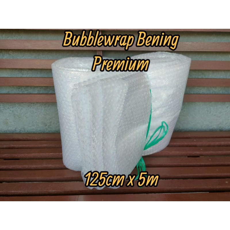 Jual Bubble Wrap 125cm x 5m Bening dan Putih Susu | Shopee Indonesia