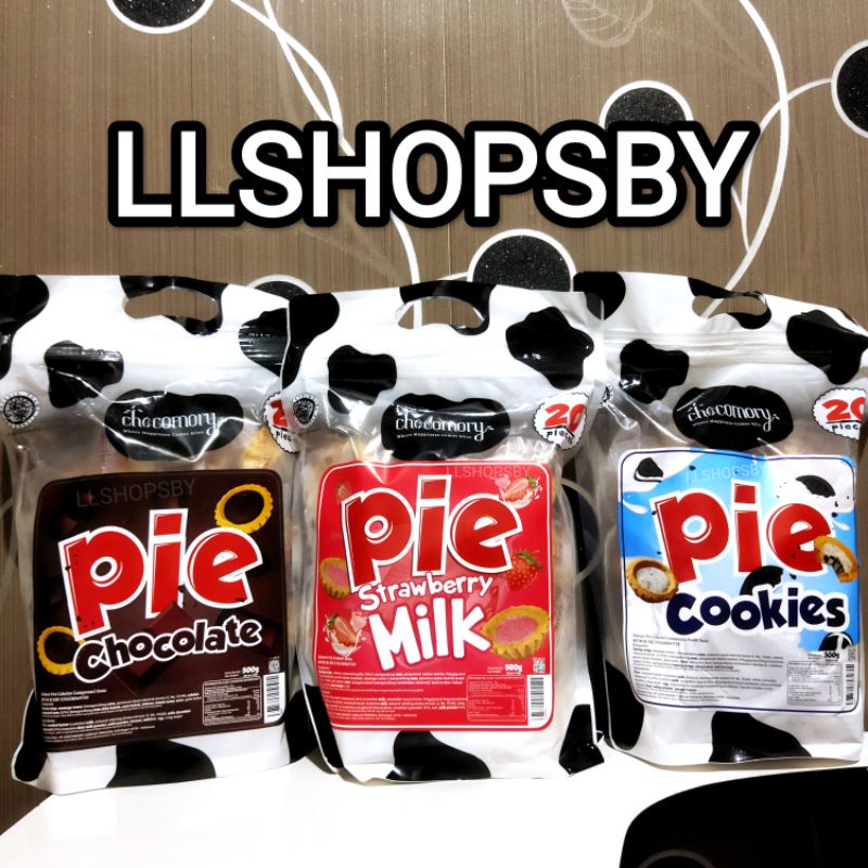 Jual chocomory pie chocolate strawberry milk cookies and cream cimory ...