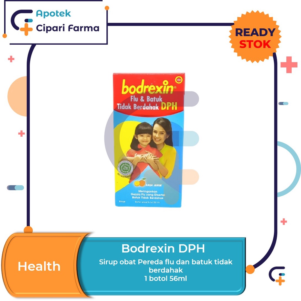 Jual Bodrexin Flu dan Batuk Tidak Berdahak DPH Sirup Obat Pereda Batuk ...
