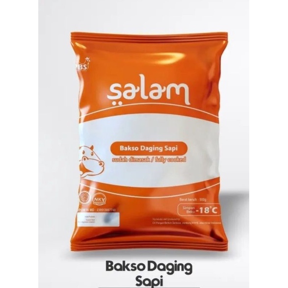 Jual SALAM BAKSO SAPI 500GR ISI 50BIJI / Bakso Sapi / Frozen Food ...