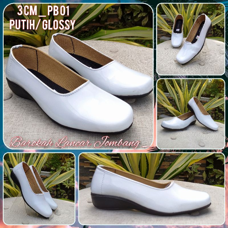 Jual SEPATU PANTOFEL WANITA GURU KANTOR HAK 3CM SIZE 37-41 3CM PB 01 ...