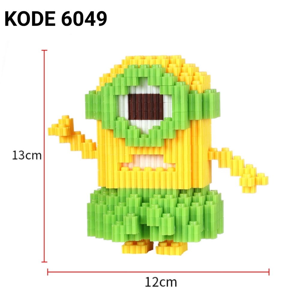 Jual Nano block minion series mainan edukasi anak Balok Susun kartun ...