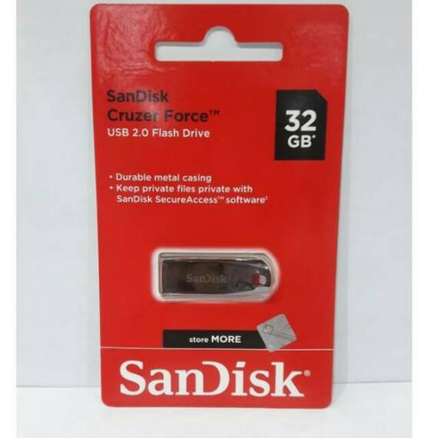 Jual FLASHDISK SANDISK 32GB CRUZER FORCE CZ71 ORIGINAL CZ 71 | Shopee ...
