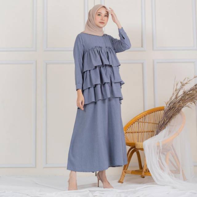 Jual Alana Rempel dress - ema daily original | Shopee Indonesia