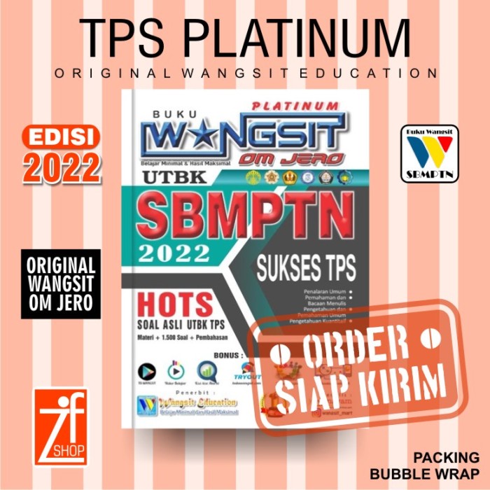 Jual Buku Wangsit UTBK SBMPTN 2022 TPS Platinum 2022 | Shopee Indonesia