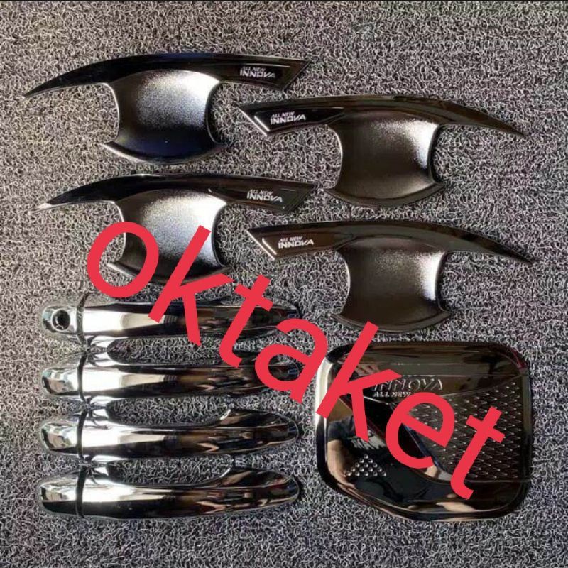 Jual paket outer handle tank all new innova 2026 2020 2021 reborn hitam chrome | Shopee Indonesia